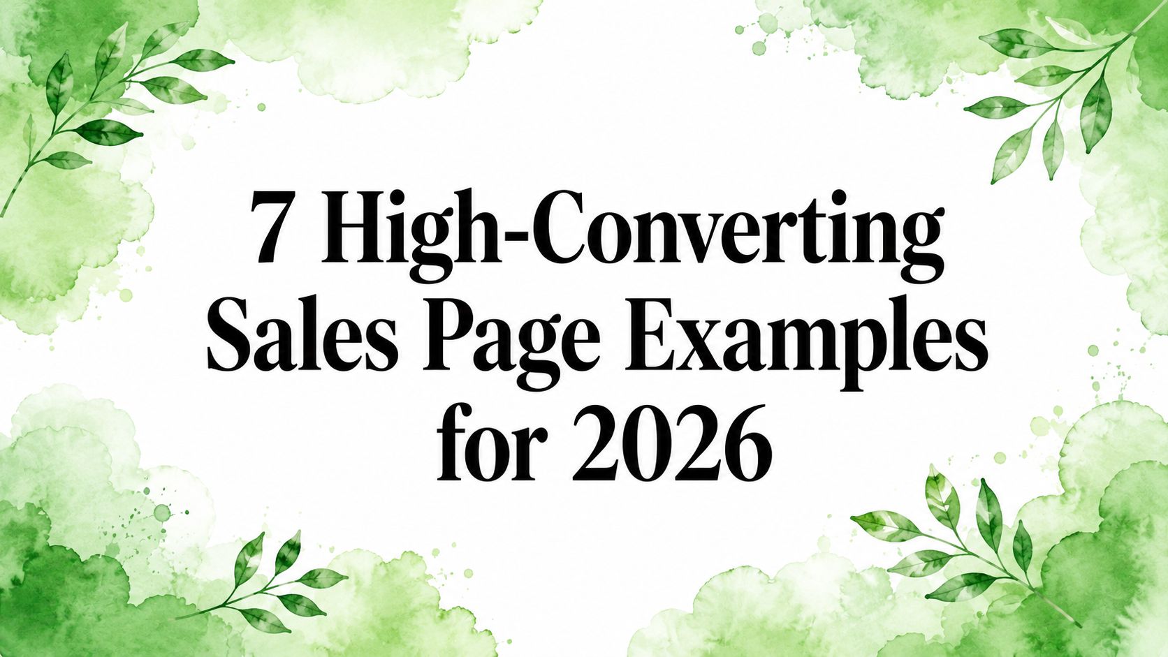 7 High-Converting Sales Page Examples for 2026 | Tagada